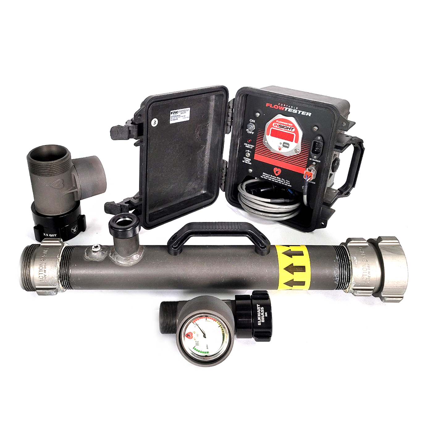 Clearance, Limited Quantities! Elkhart Brass Portable Flowmeter ...